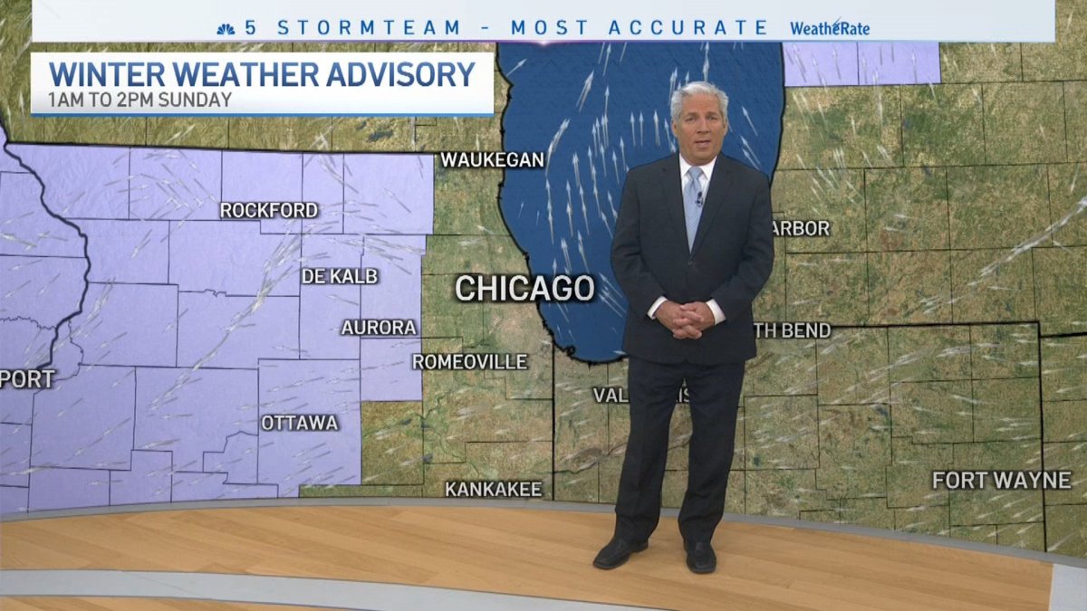 CHICAGO’S FORECAST: Snow to End the Holiday Weekend – NBC Chicago