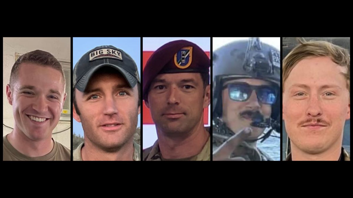 5 US troops killed in UH-60 crash over the Mediterranean identified ...