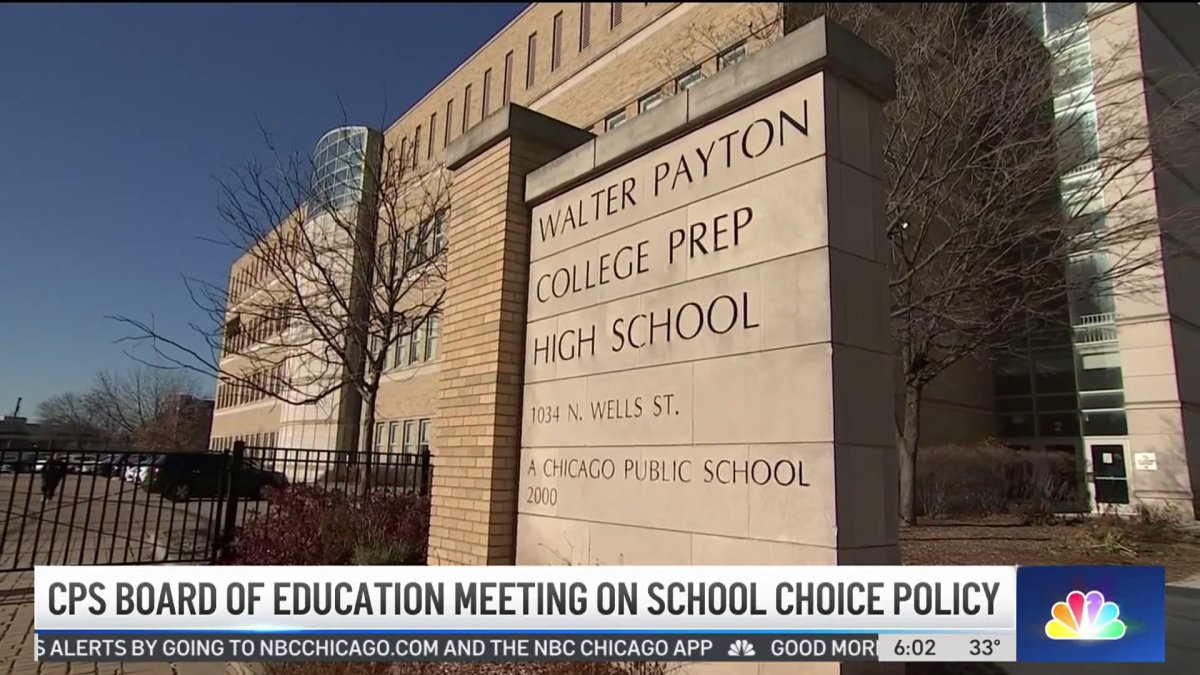 Board of Education considers change to CPS school choice – NBC Chicago