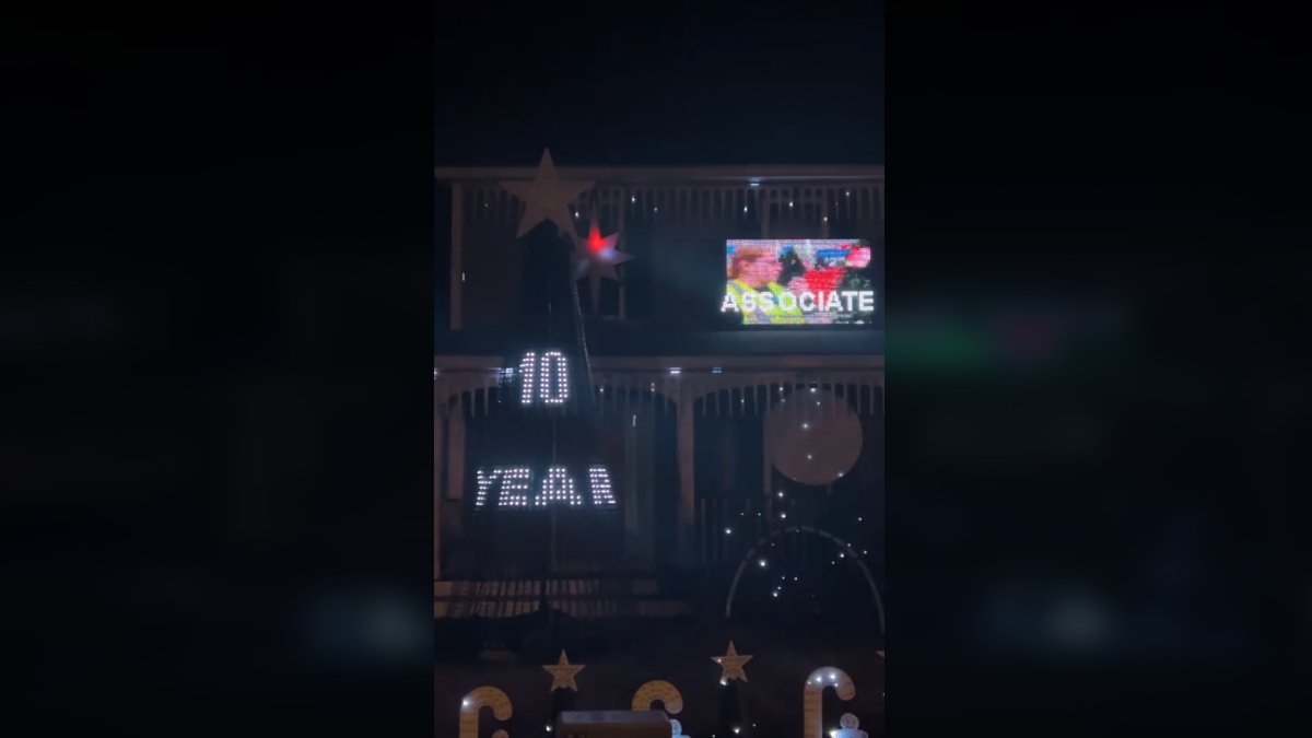 Gail Lewis holiday lights display pays homage to former Walmart ...
