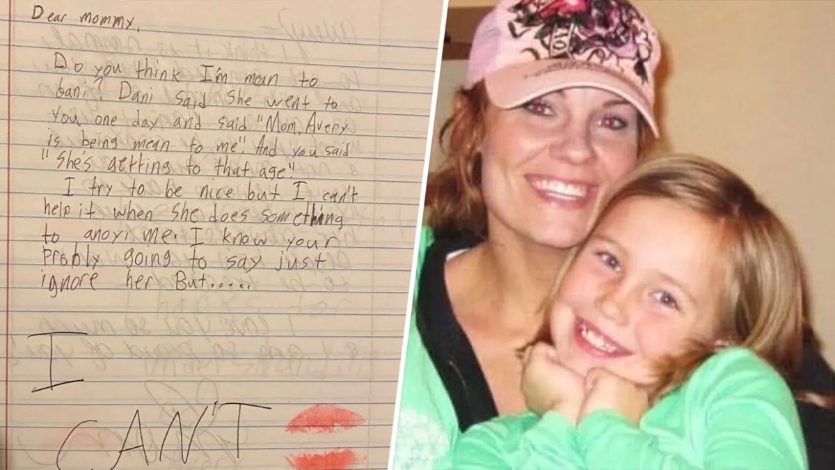Daughter finds emotional letters she wrote her mom as a kid and the ...