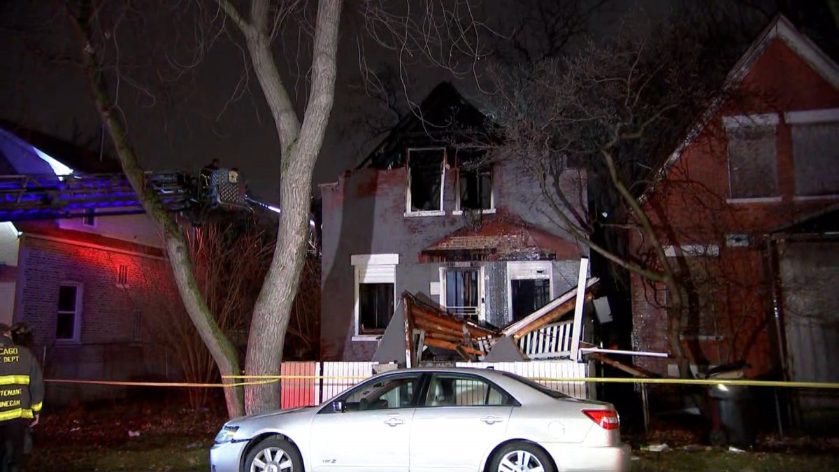 3 injured, including 2 CPD officers, after fire at Lawndale home leads ...