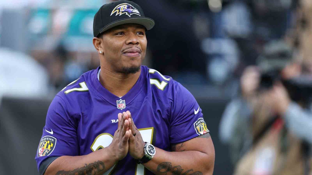 Ravens honor Ray Rice before game against Miami nearly a decade after ...