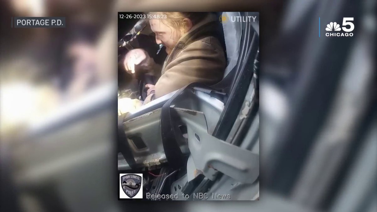 Bodycam footage shows moments man is rescued after being trapped for 6 days under highway ...