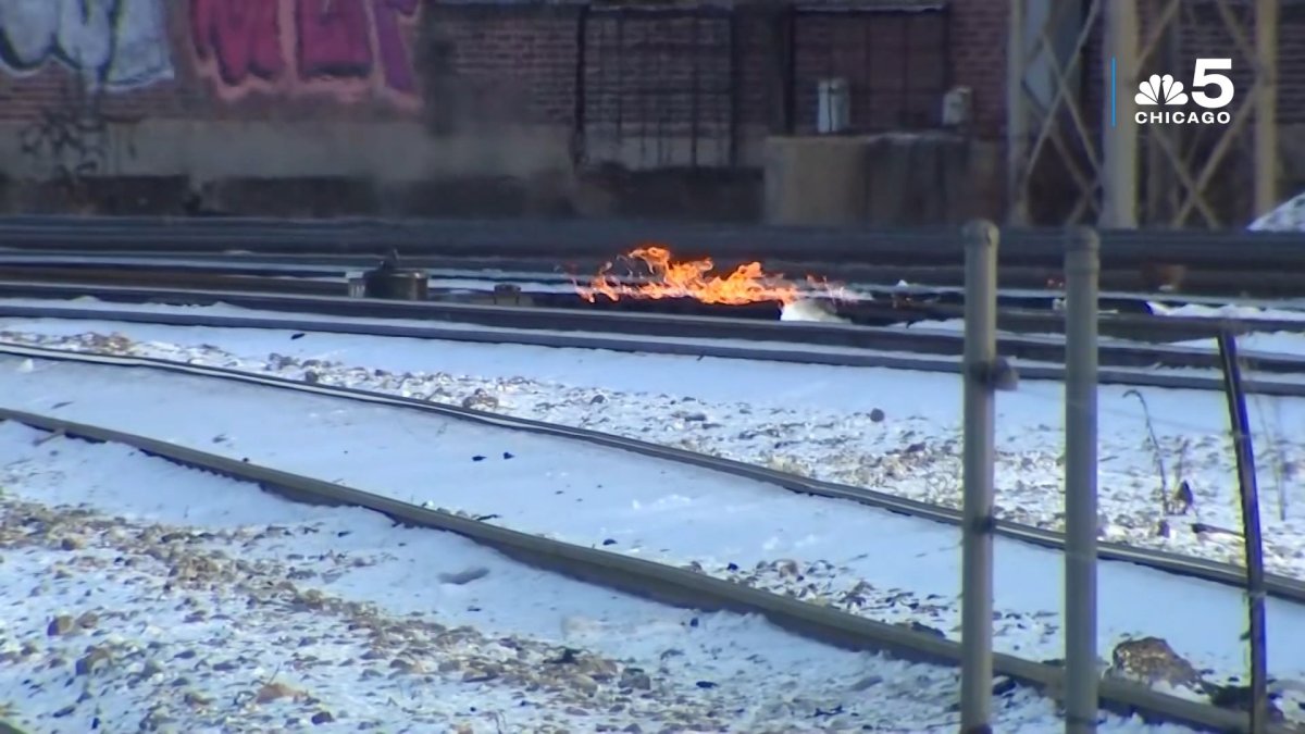 Why are workers lighting fires on Metra tracks? – NBC Chicago Why are workers lighting fires on Metra tracks? – NBC Chicago