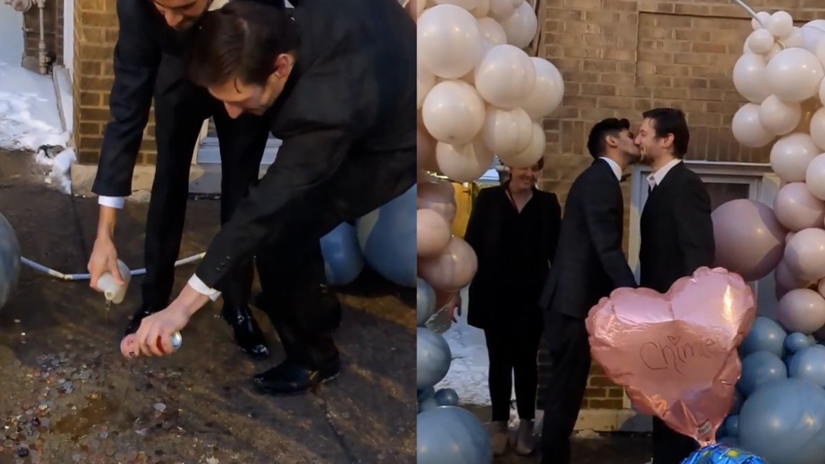 Watch: Couple gets married at the viral Chicago ‘rat hole’ – NBC Chicago
