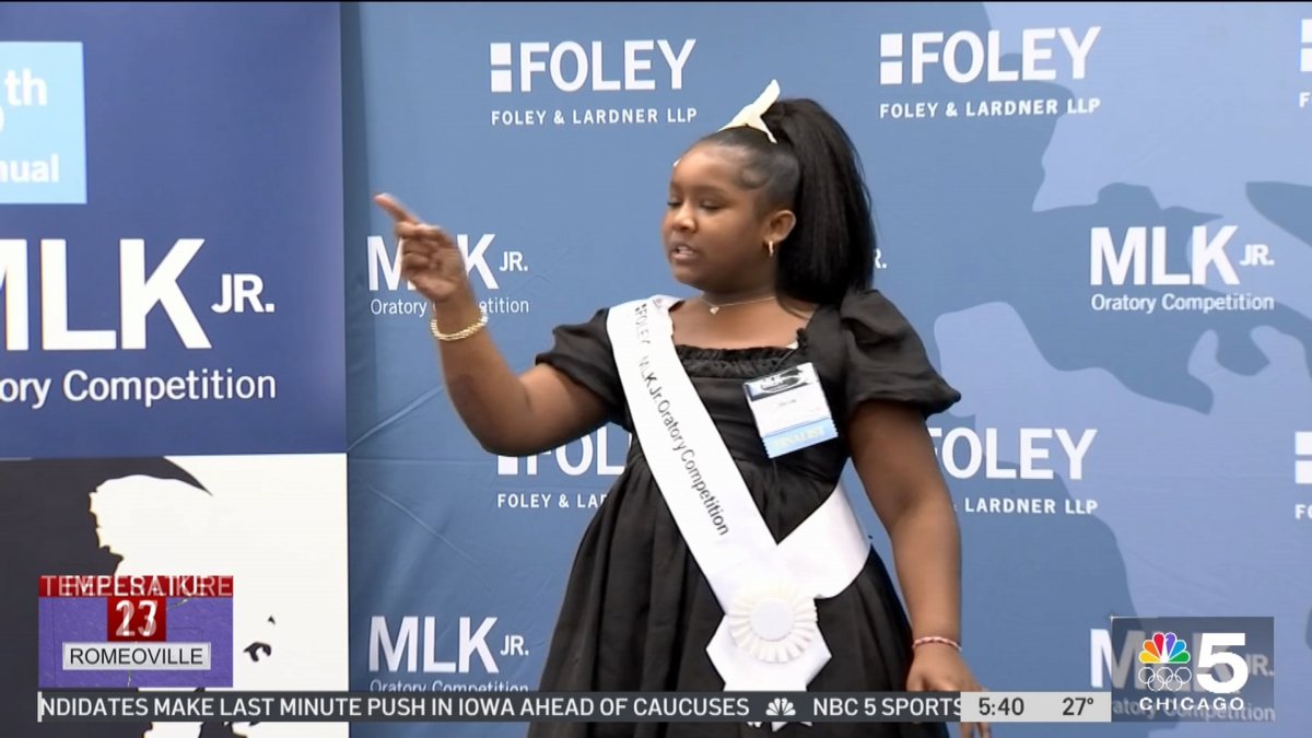 Students take part in annual oratory competition ahead of MLK Day – NBC ...