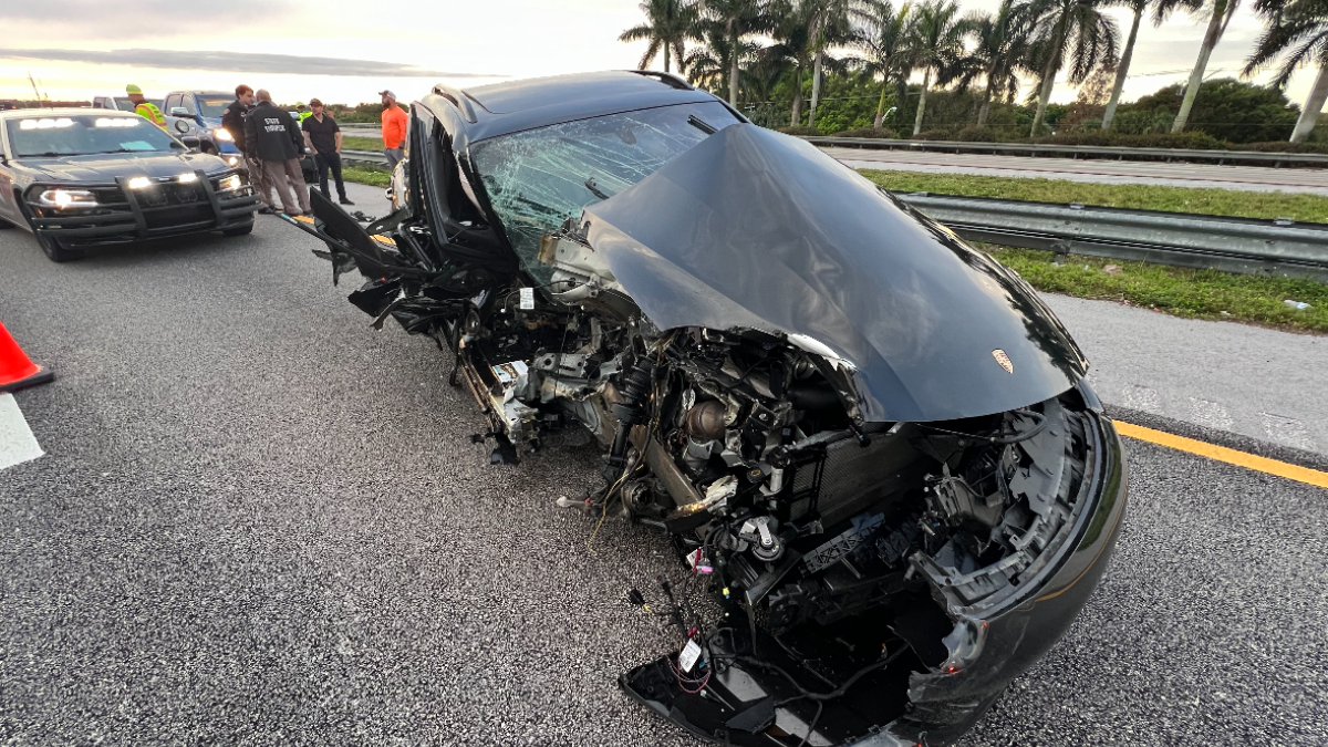 New video shows Porsche driver slam into FHP trooper in Weston hit-and ...