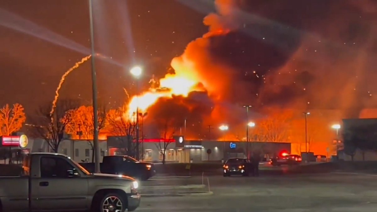 Massive fire sparks explosions in Michigan, killing 1 person – NBC Chicago
