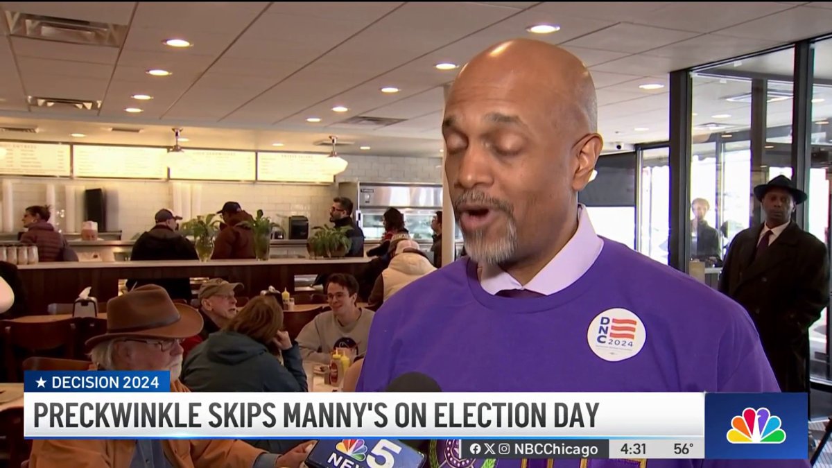 Candidates head to Manny’s Deli on Election Day – NBC Chicago