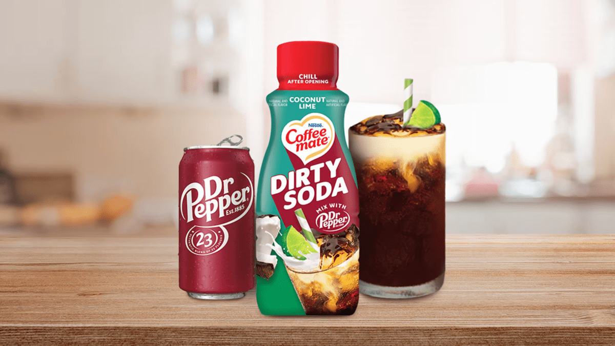 Coffee Mate, Dr. Pepper team up to create Dirty Soda Creamer – NBC Chicago