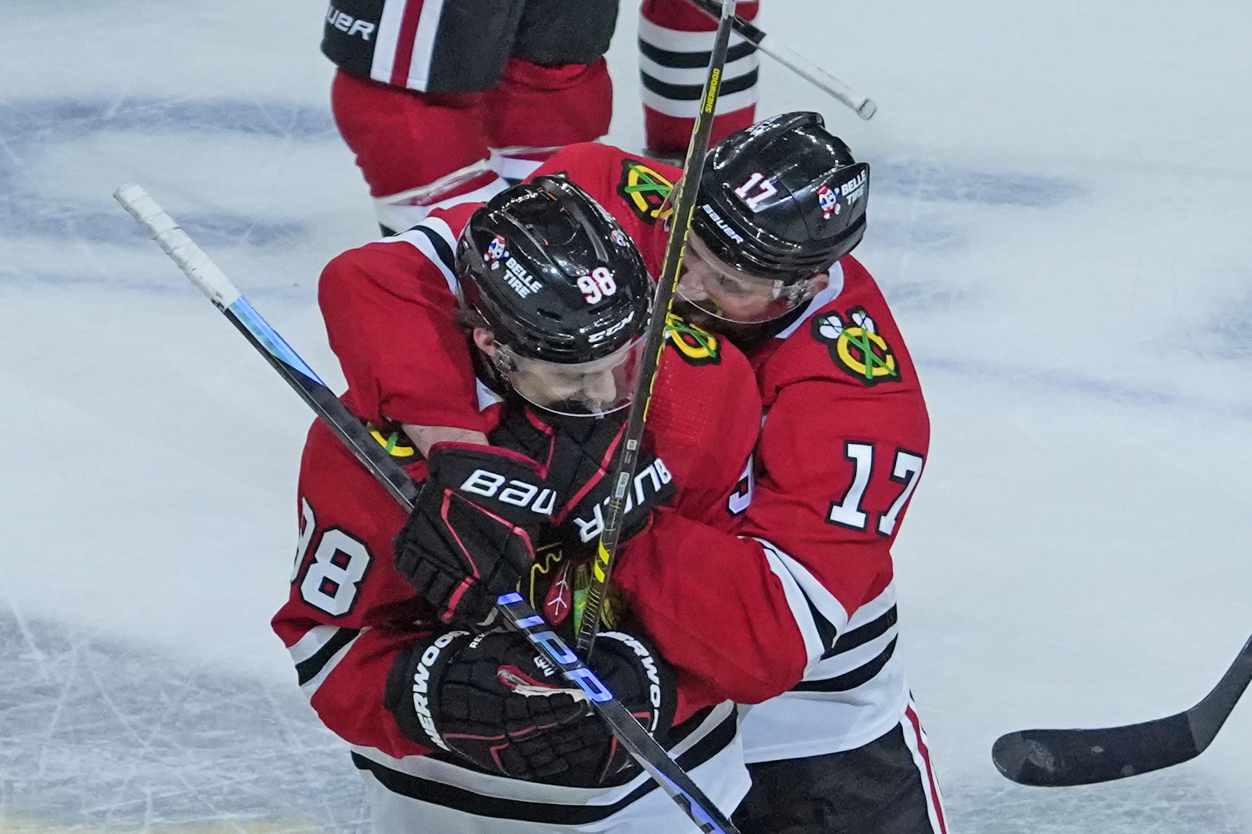 Blackhawks’ Connor Bedard, Nick Foligno share wholesome moment – NBC ...