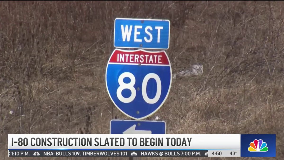 New phase of Interstate 80 construction begins Monday in Will County ...