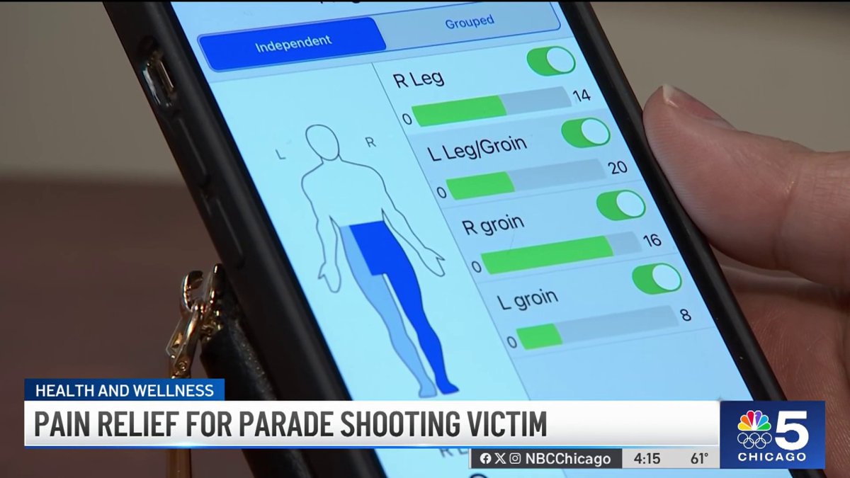 Implanted device assisting in pain relief for victim of Highland Park ...