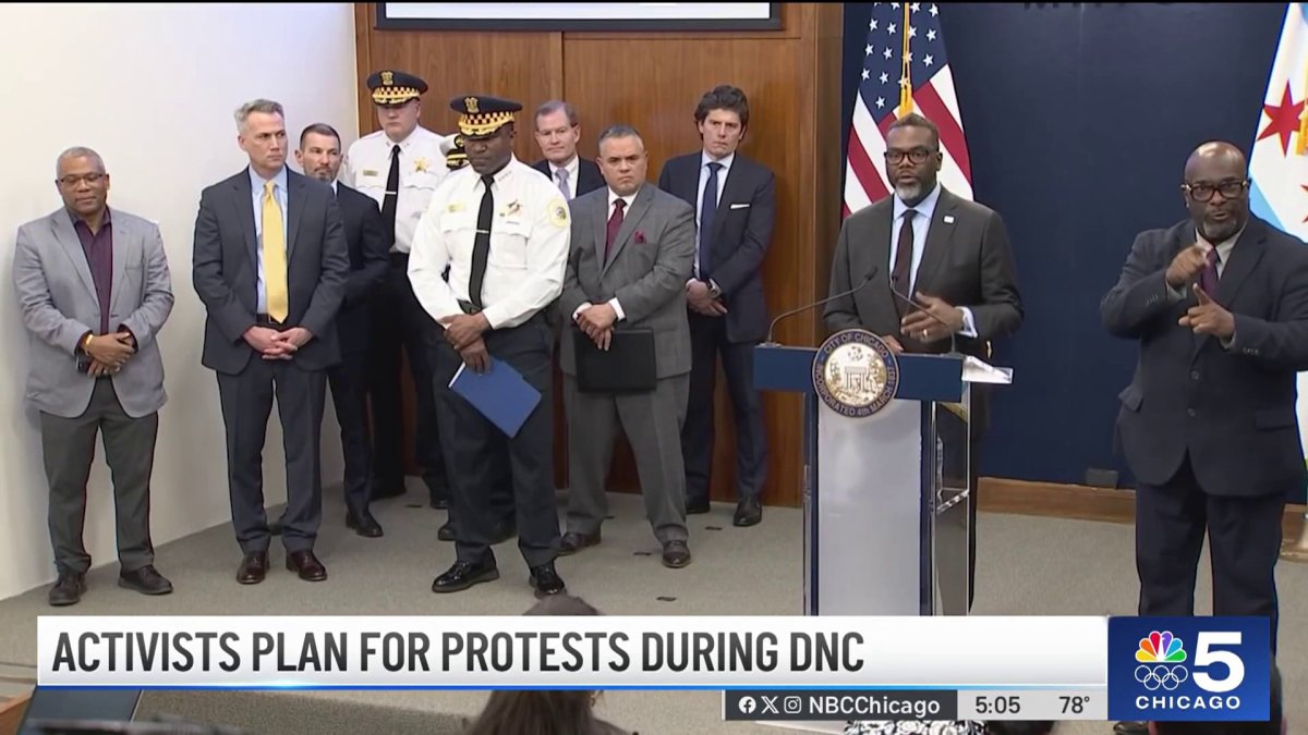 Activists planning for protests during DNC in Chicago – NBC Chicago