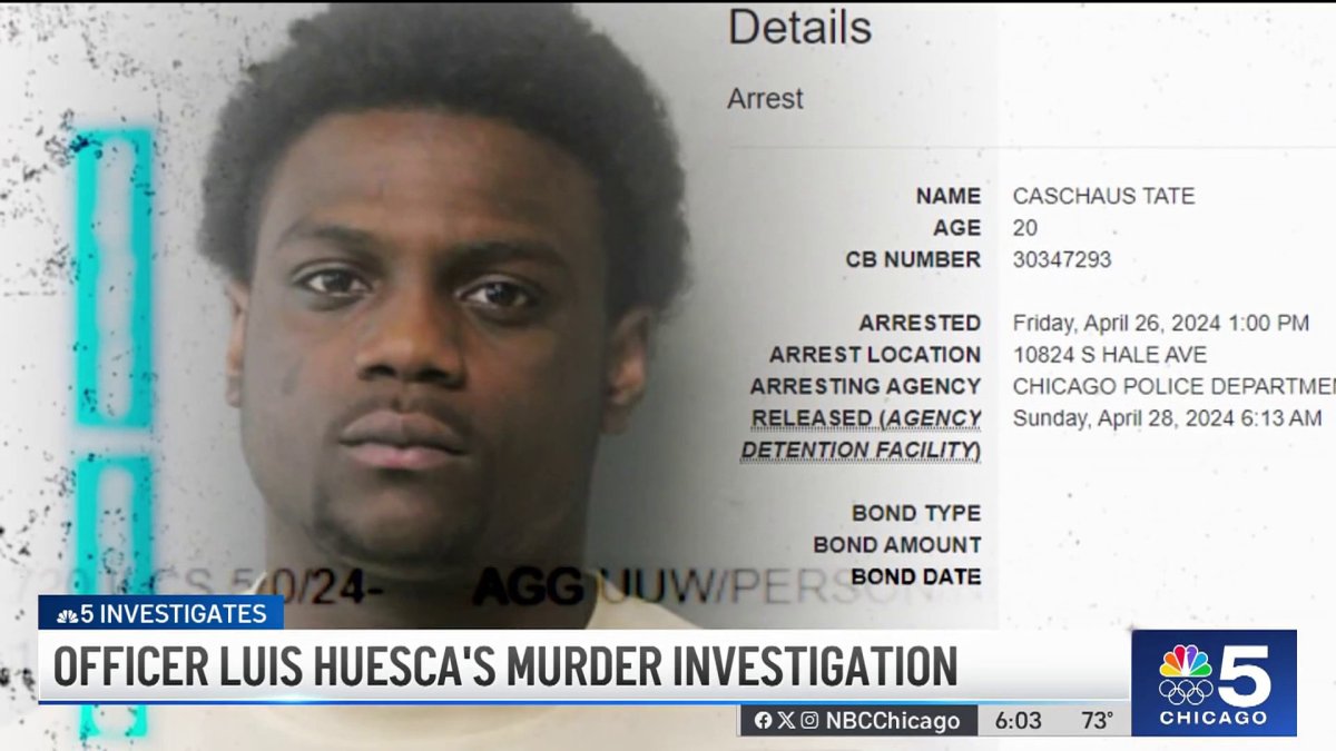 Associate of suspect in murder of CPD officer Luis Huesca appears in ...