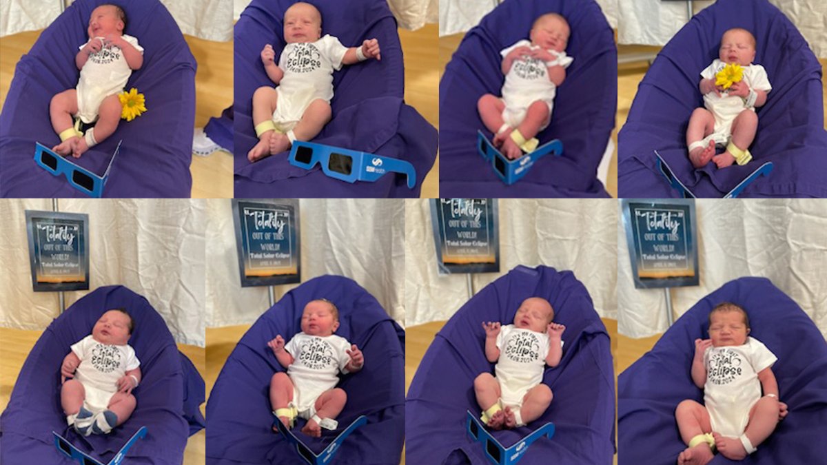 8 babies born at hospital in path of totality on day of solar eclipse ...