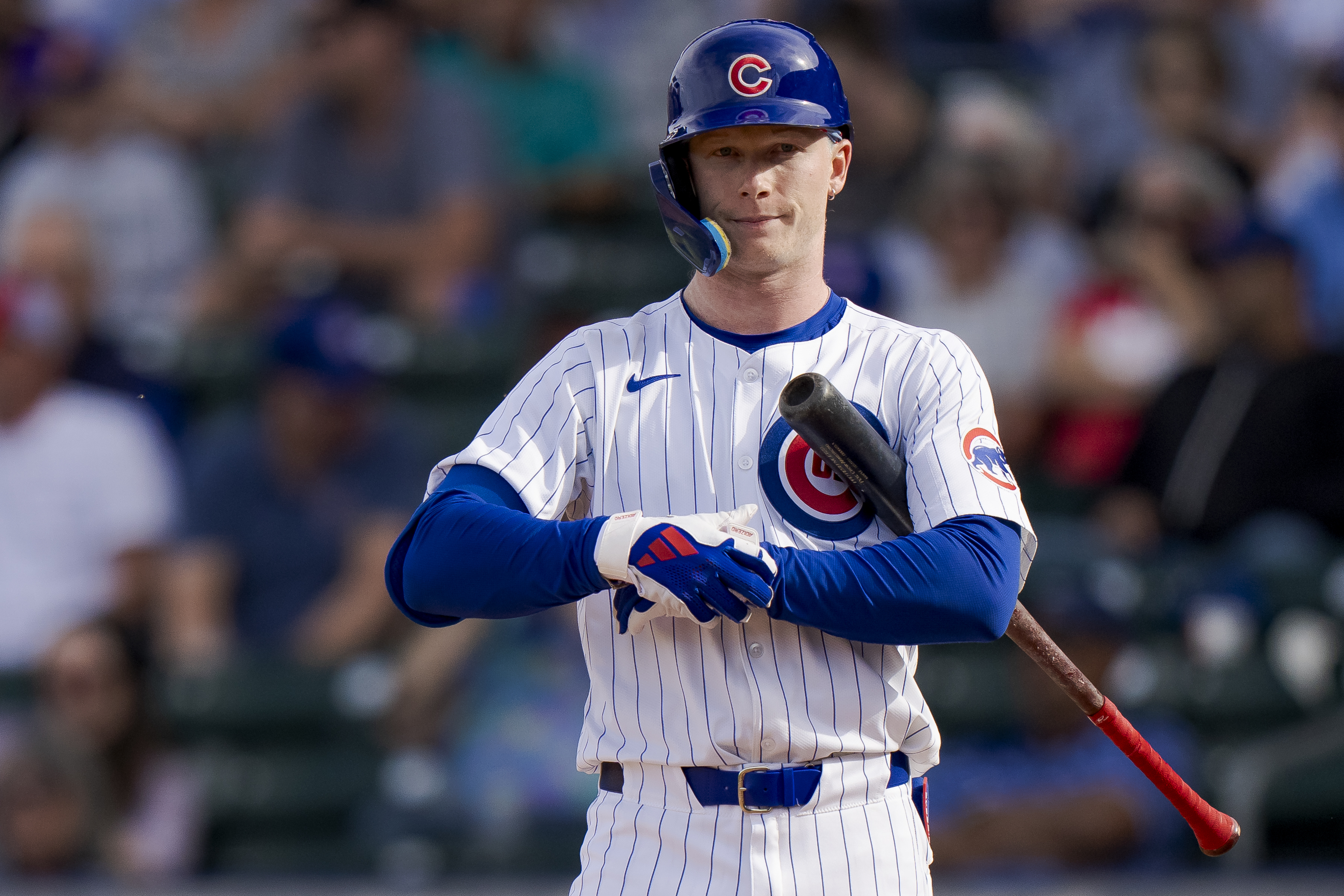 PCA blasts moonshot after being thrown at twice earlier in at-bat – NBC ...