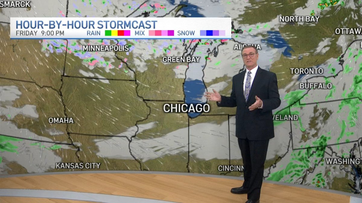 CHICAGO FORECAST: Chilly temperatures ahead to start weekend – NBC Chicago