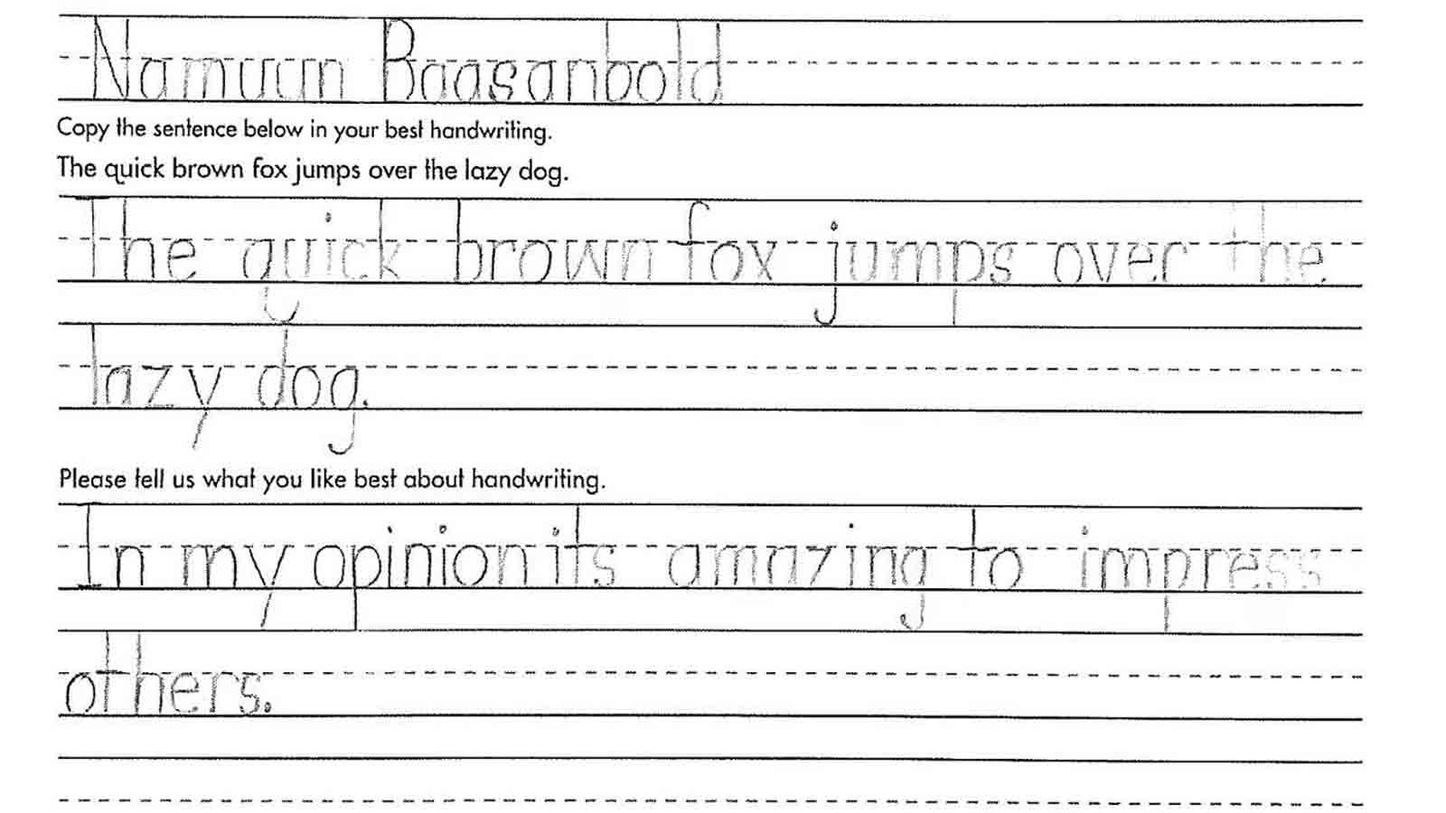 Winners of national penmanship contest crowned as handwriting is ...