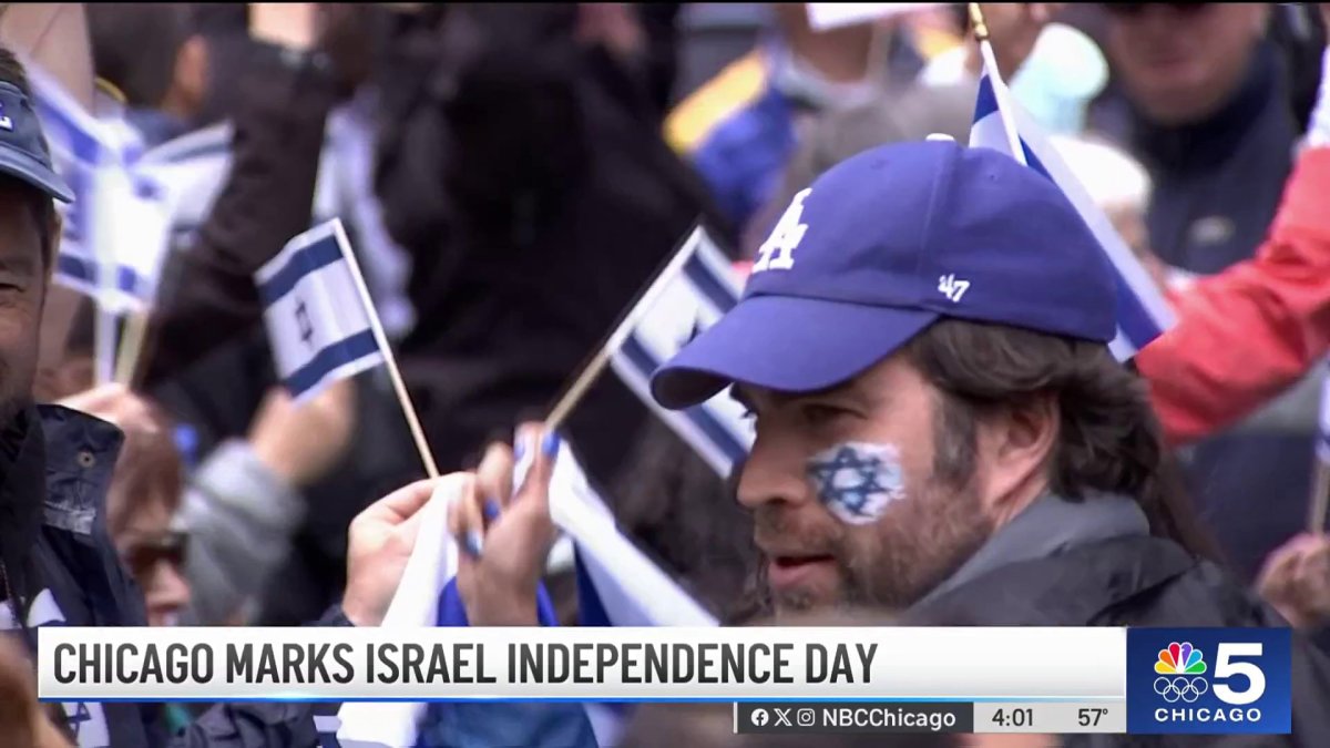 Israel Independence Day celebration held in downtown Chicago – NBC Chicago