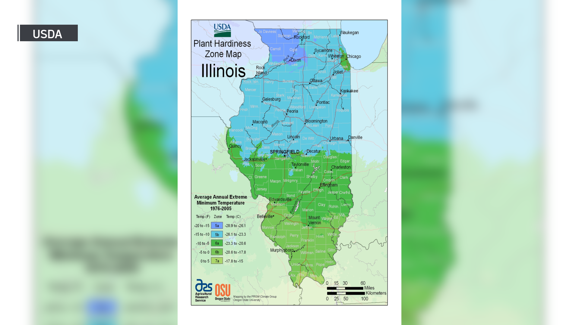 USDA plant hardiness map update: Several Chicago-area counties shift ...