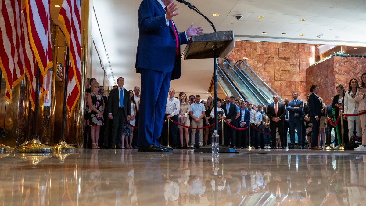 Donald Trump news conference: A look at what he said – NBC Chicago