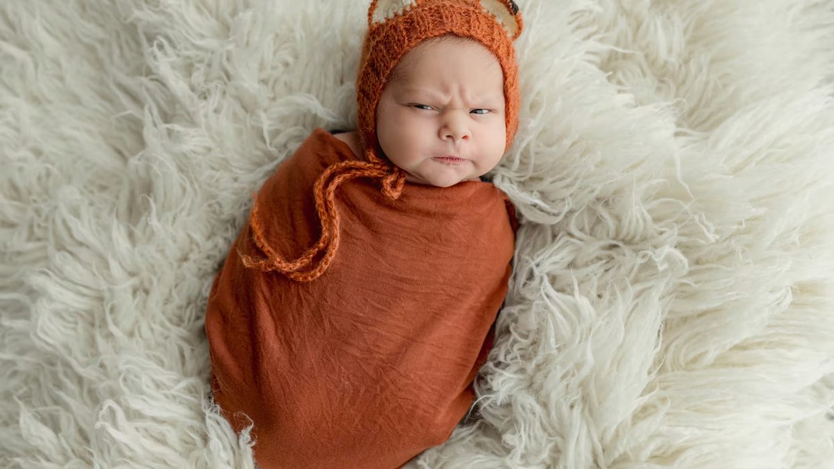 This newborn baby is going viral for his many grumpy faces: See all the ...