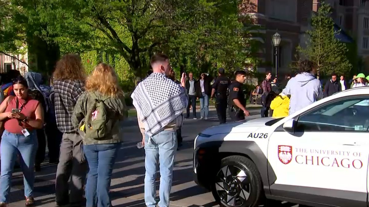 University of Chicago campus demonstrations continue – NBC Chicago