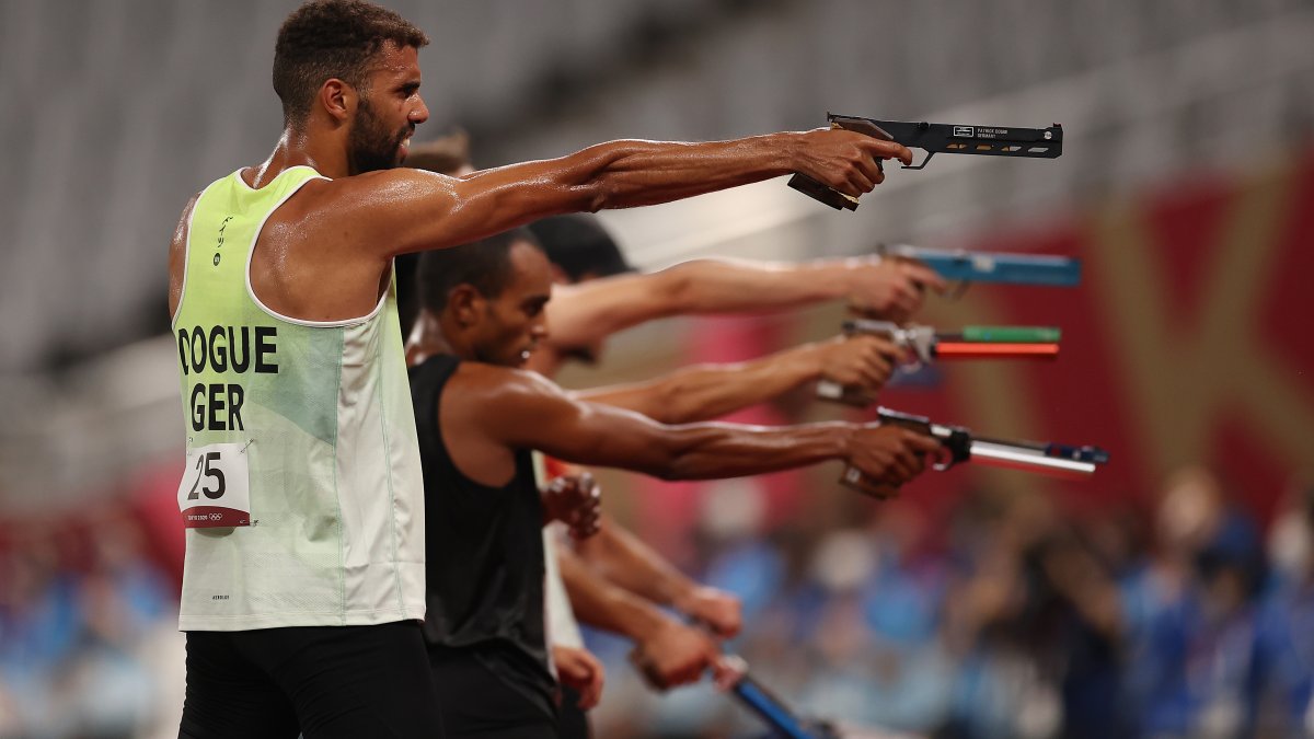 What is pentathlon? What to know about events for 2024 Olympics – NBC ...