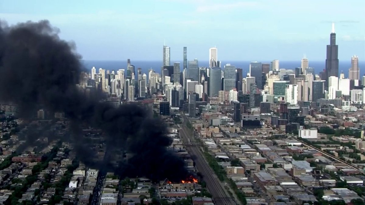 Why is there smoke blowing over Wrigley Field? – NBC Chicago