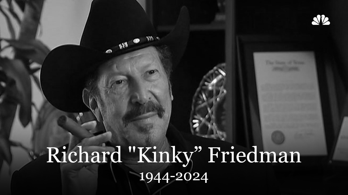 Kinky Friedman, an iconic Texas raconteur, satirist, musician and ...