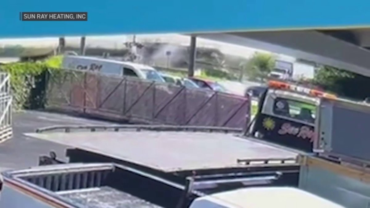 Matteson train derailment captured on surveillance video – NBC Chicago