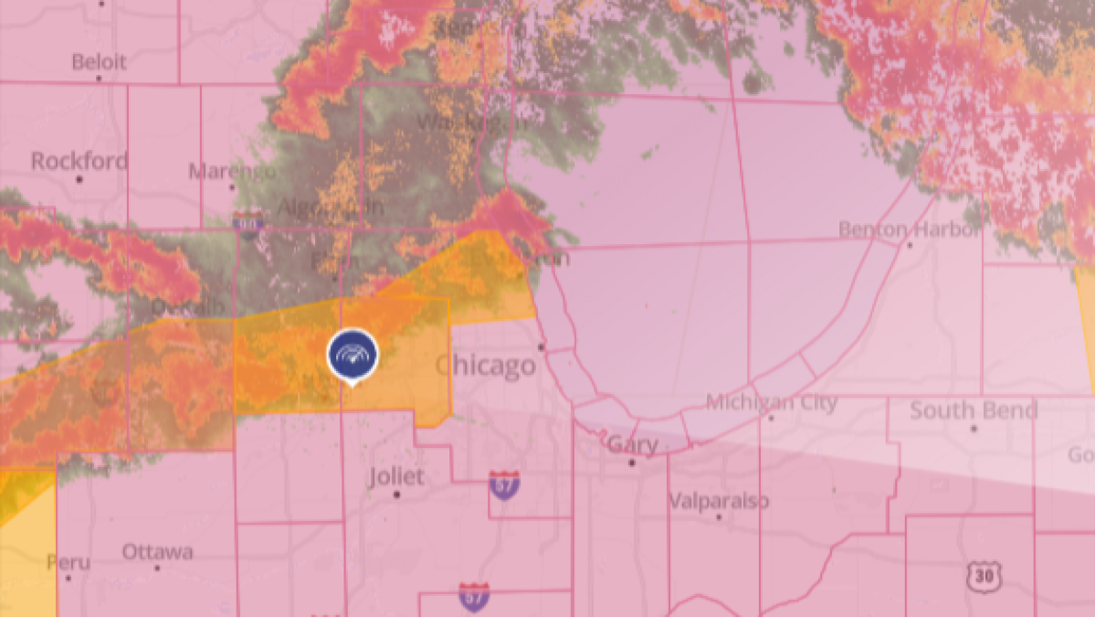 Illinois doppler radar: Track storms live amid severe thunderstorm ...