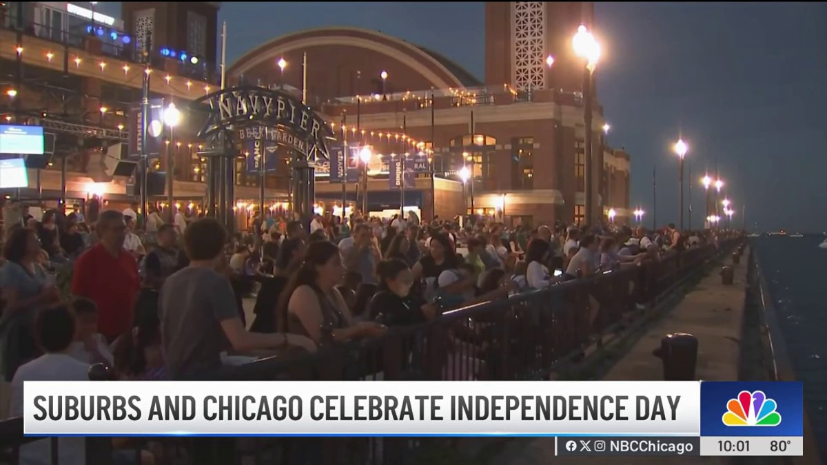 Chicagoans celebrate Independence Day with multiple fireworks displays ...