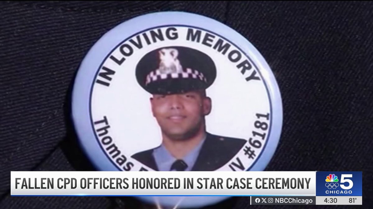 Fallen CPD officers honored in Star Case ceremony – NBC Chicago