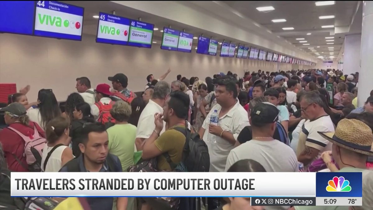 Travelers still stranded 4 days after massive outage – NBC Chicago
