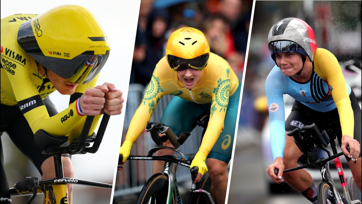 Here’s why cyclists wear those helmets in the Olympics – NBC Chicago