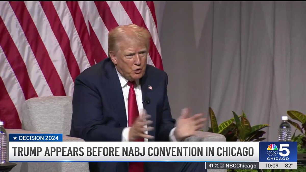 Trump makes controversial appearance at NABJ conference – NBC Chicago