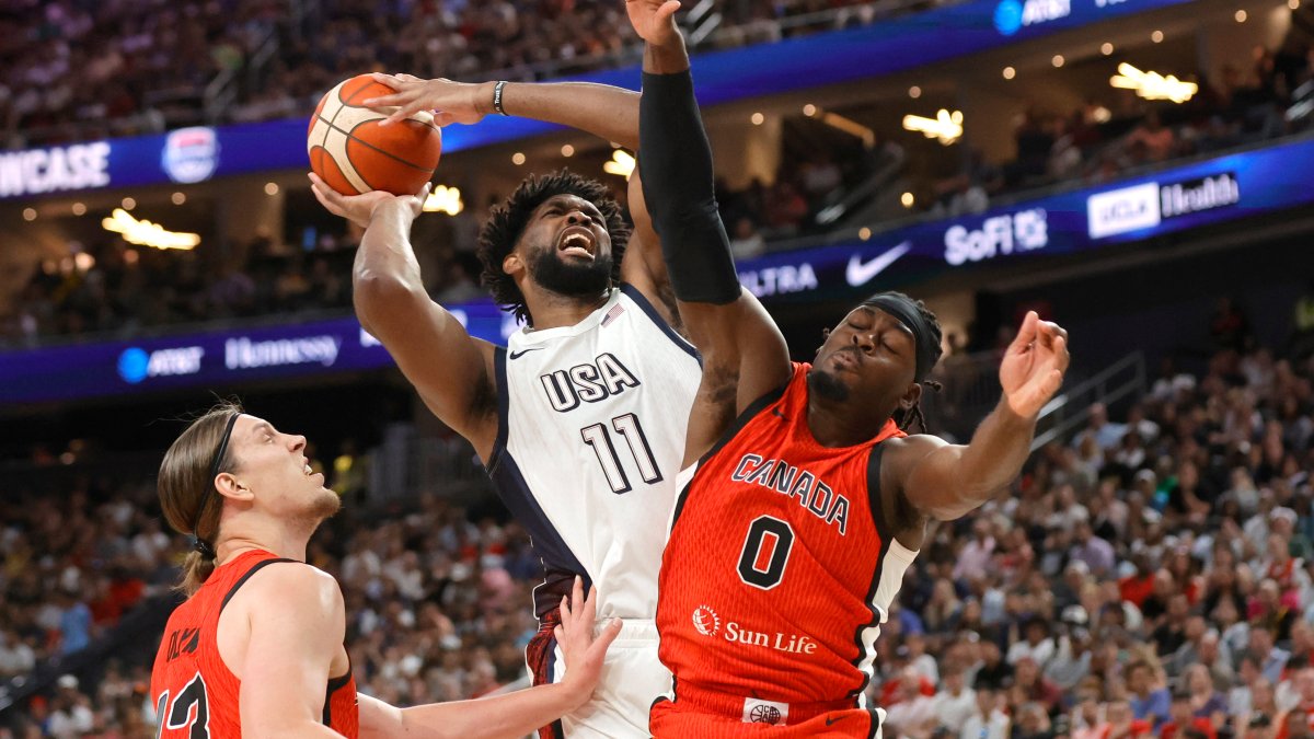 USA Basketball defeats Canada in exhibition opener on road to Paris ...