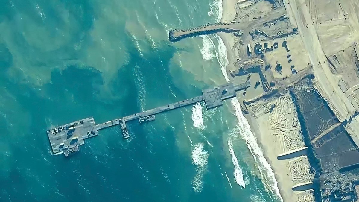 US military pier used to carry aid to Gaza amid Israel-Hamas to be ...