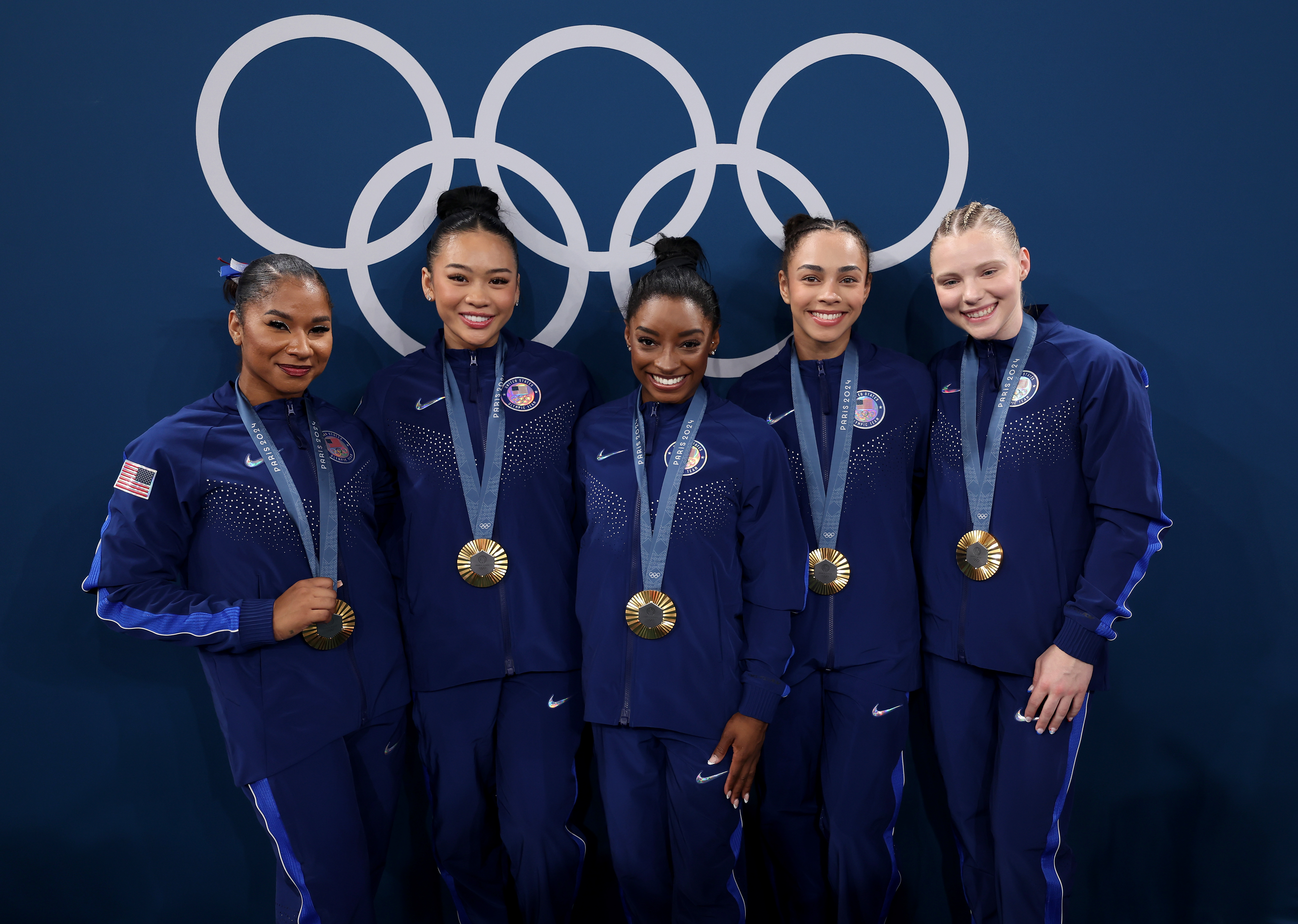 WATCH: Team USA’s gymnastics routines that clinched gold at the women’s ...
