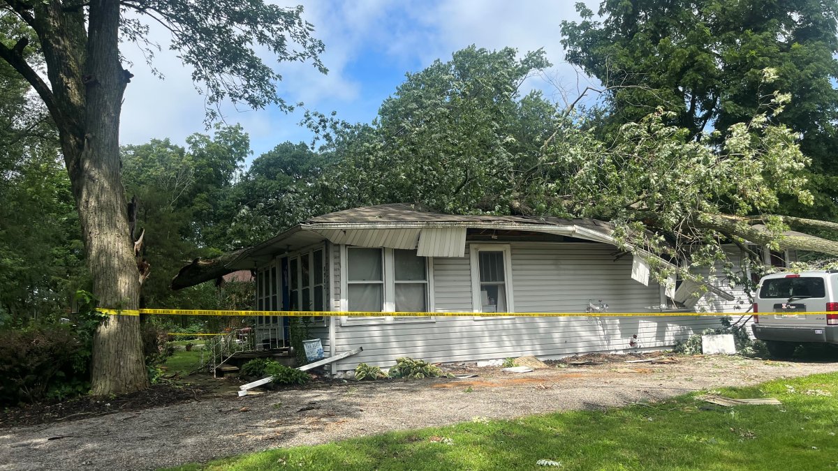Chicago storms last night:1 killed after tree falls on house in Indiana ...