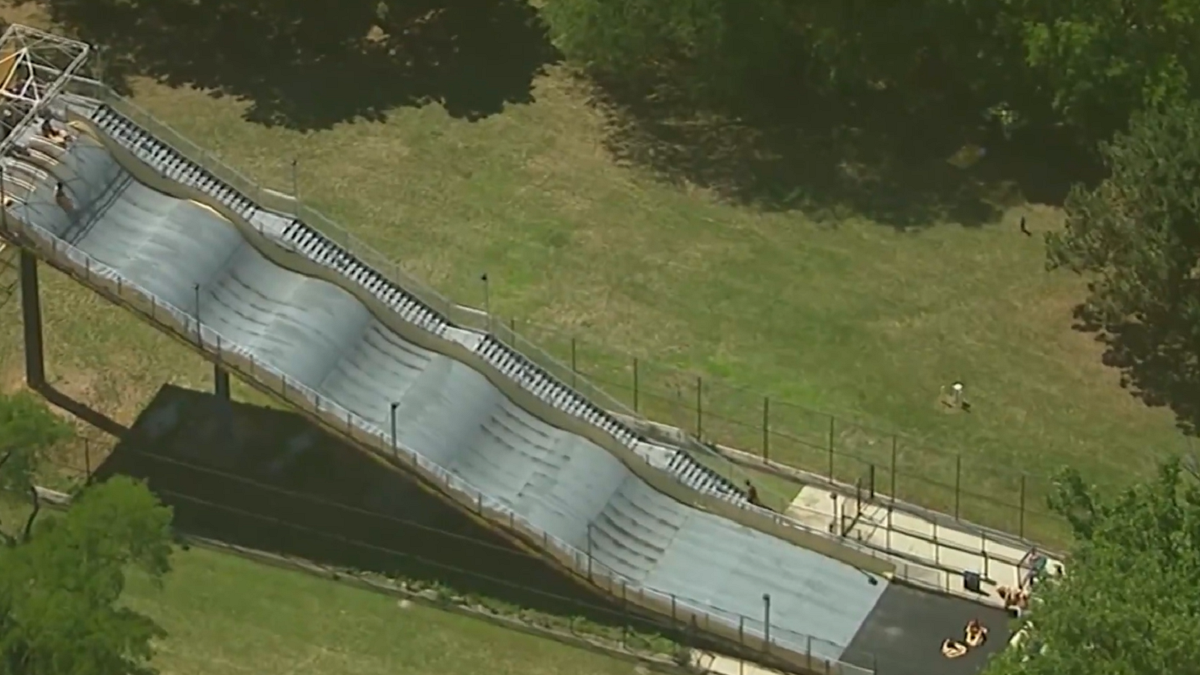 Detroit’s giant slide reopens 2 years after viral videos – NBC Chicago