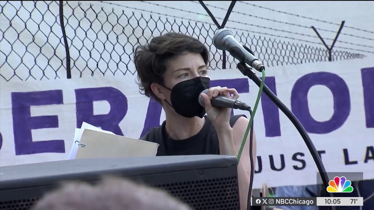 First permitted protest takes place ahead of Democratic National ...