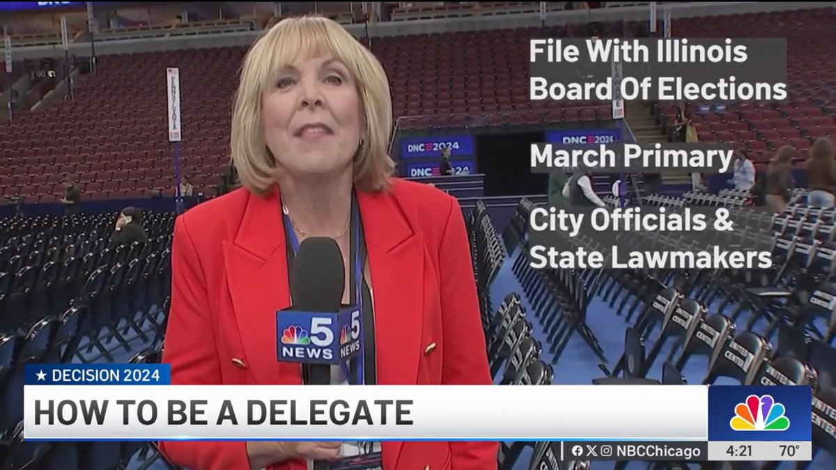 A look at the process of becoming a delegate in Illinois – NBC Chicago