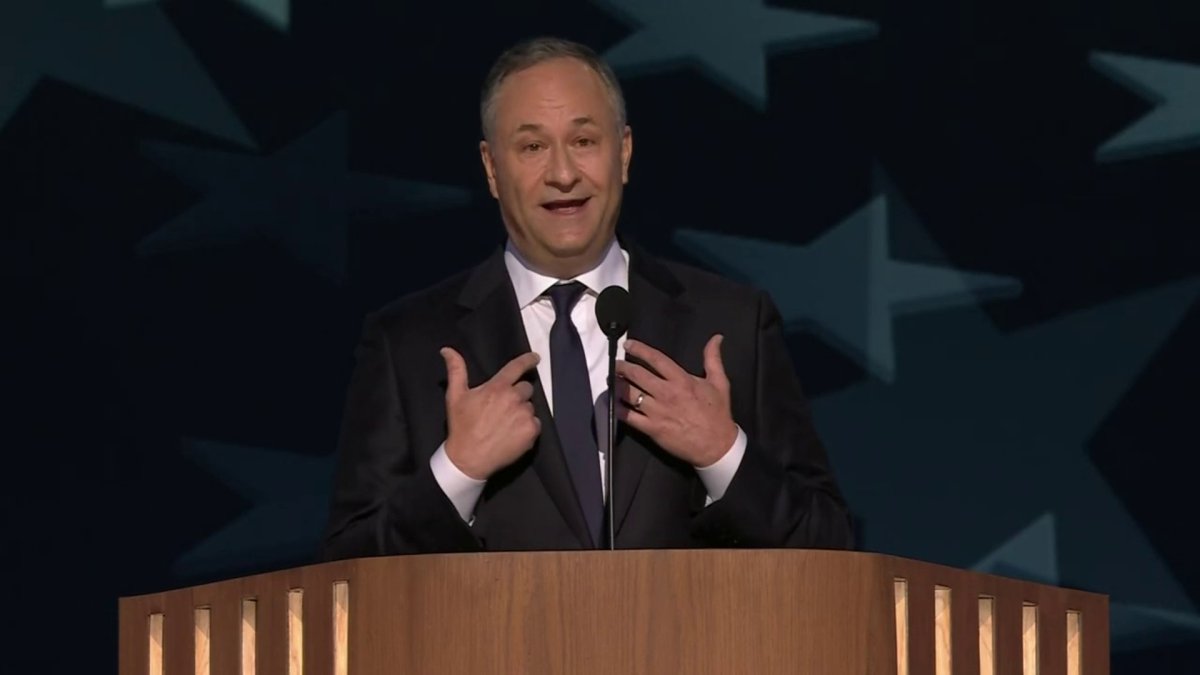 Doug Emhoff shares story of blended family with Kamala Harris – NBC Chicago