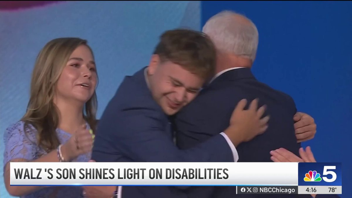Gus Walz’s emotional reaction to father’s DNC speech shines light on ...