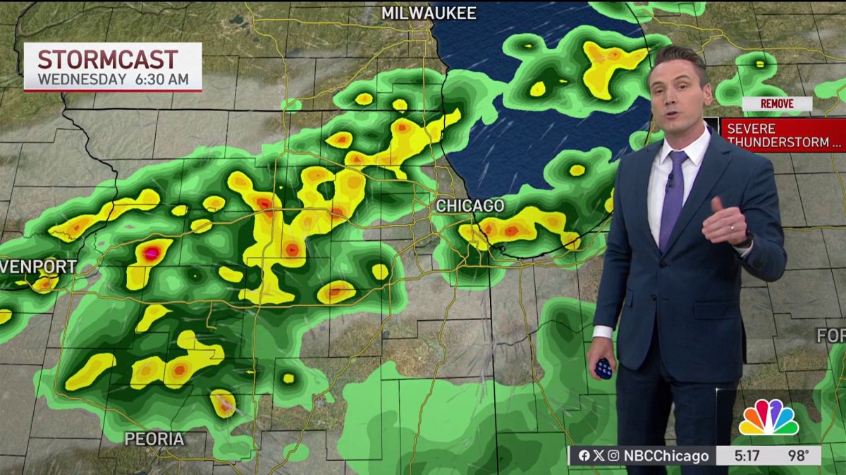 Severe thunderstorm watch issued for entire Chicago area with gusty ...