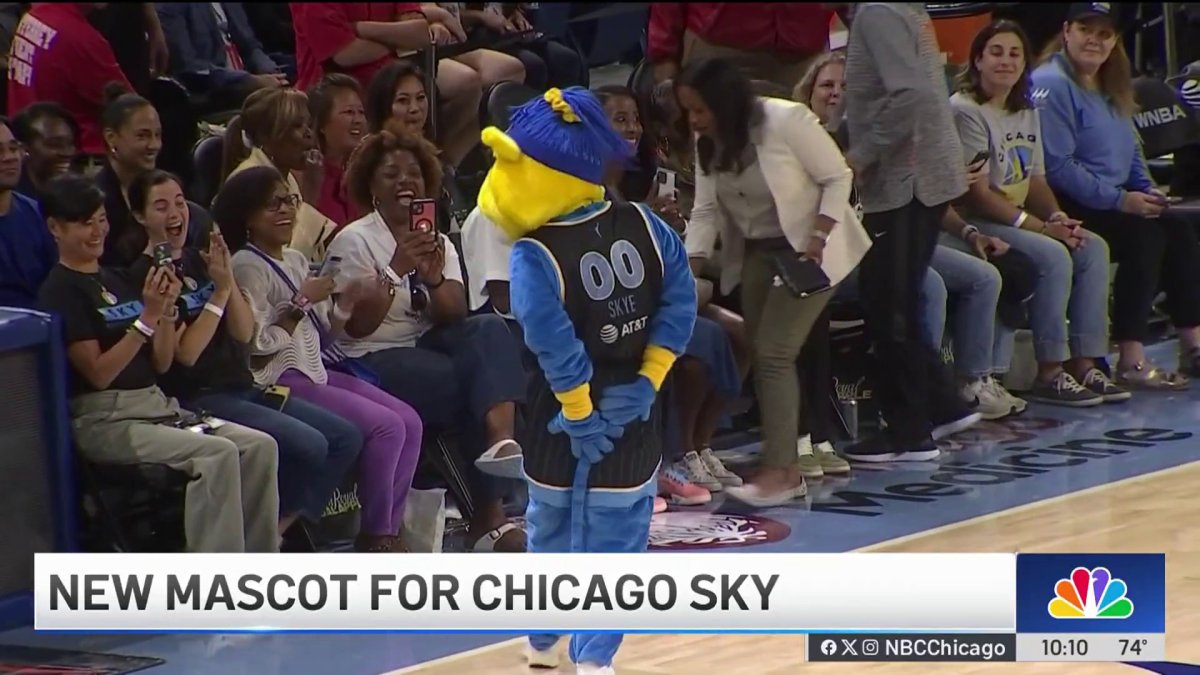 Chicago Sky introduce new mascot during Wednesday’s home game – NBC Chicago